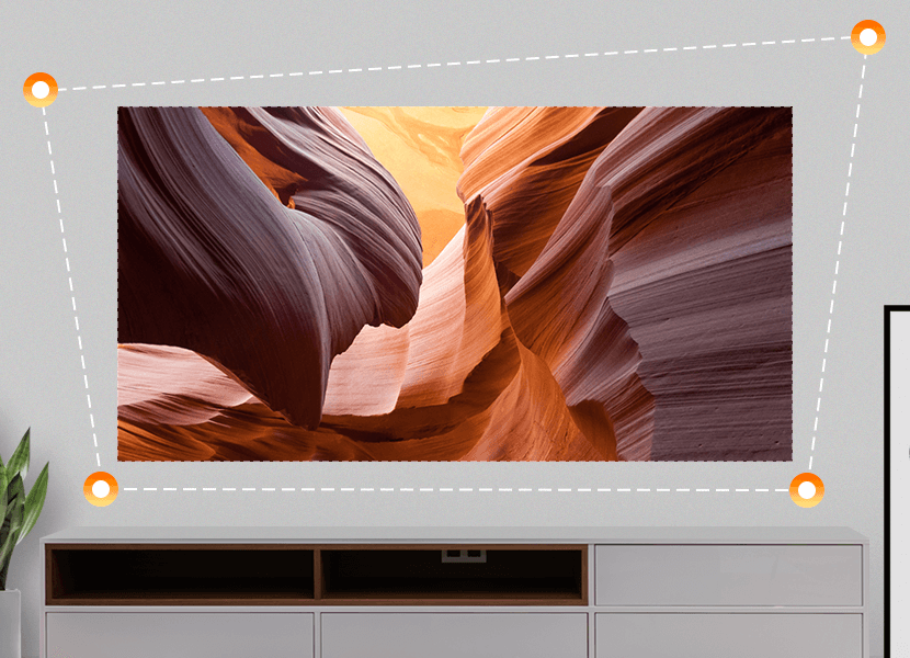 Tips on how to choose a home theater projector--Keystone Correction.