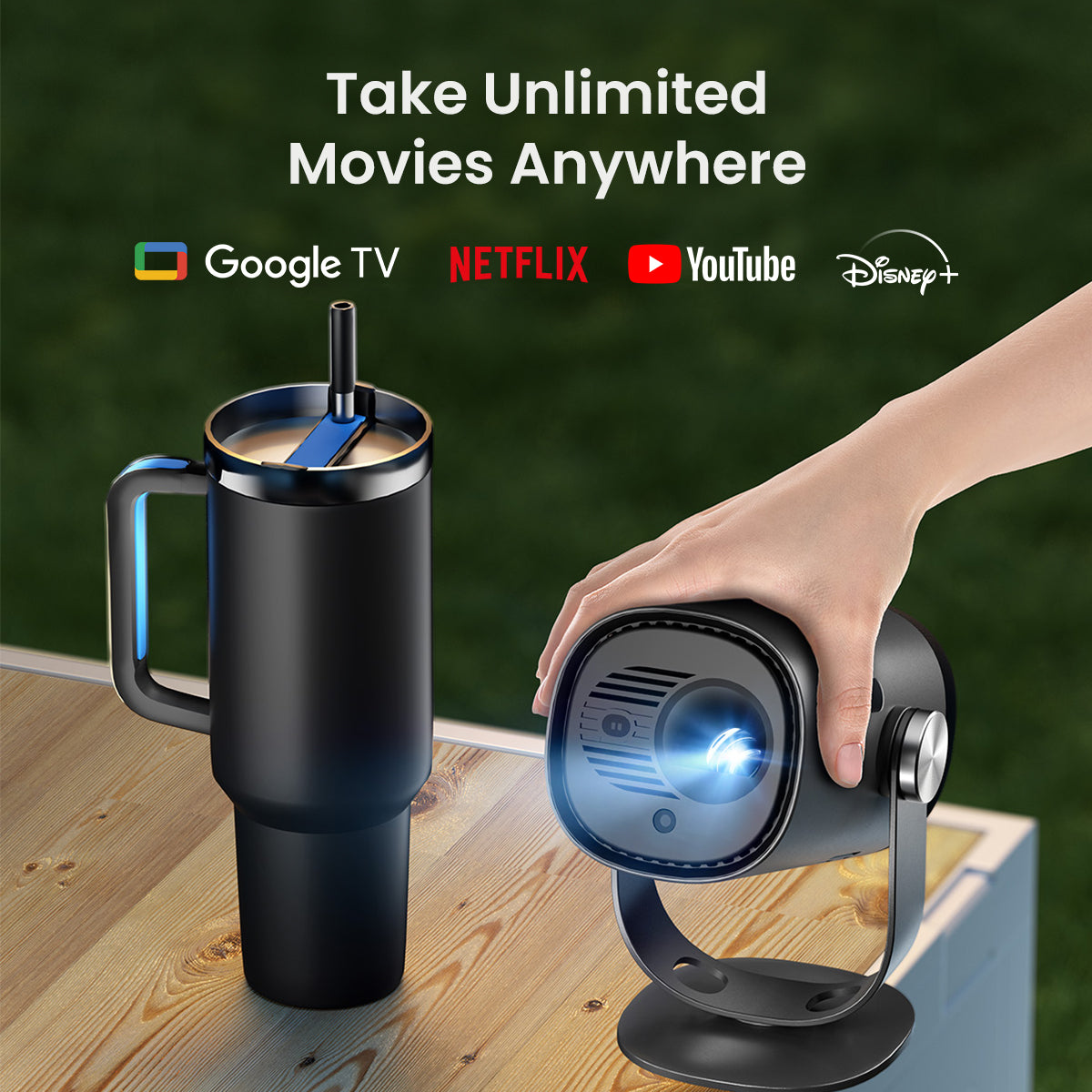 Dangbei Freedo Portable Projector for Outdoor Movie Night | Dangbei US