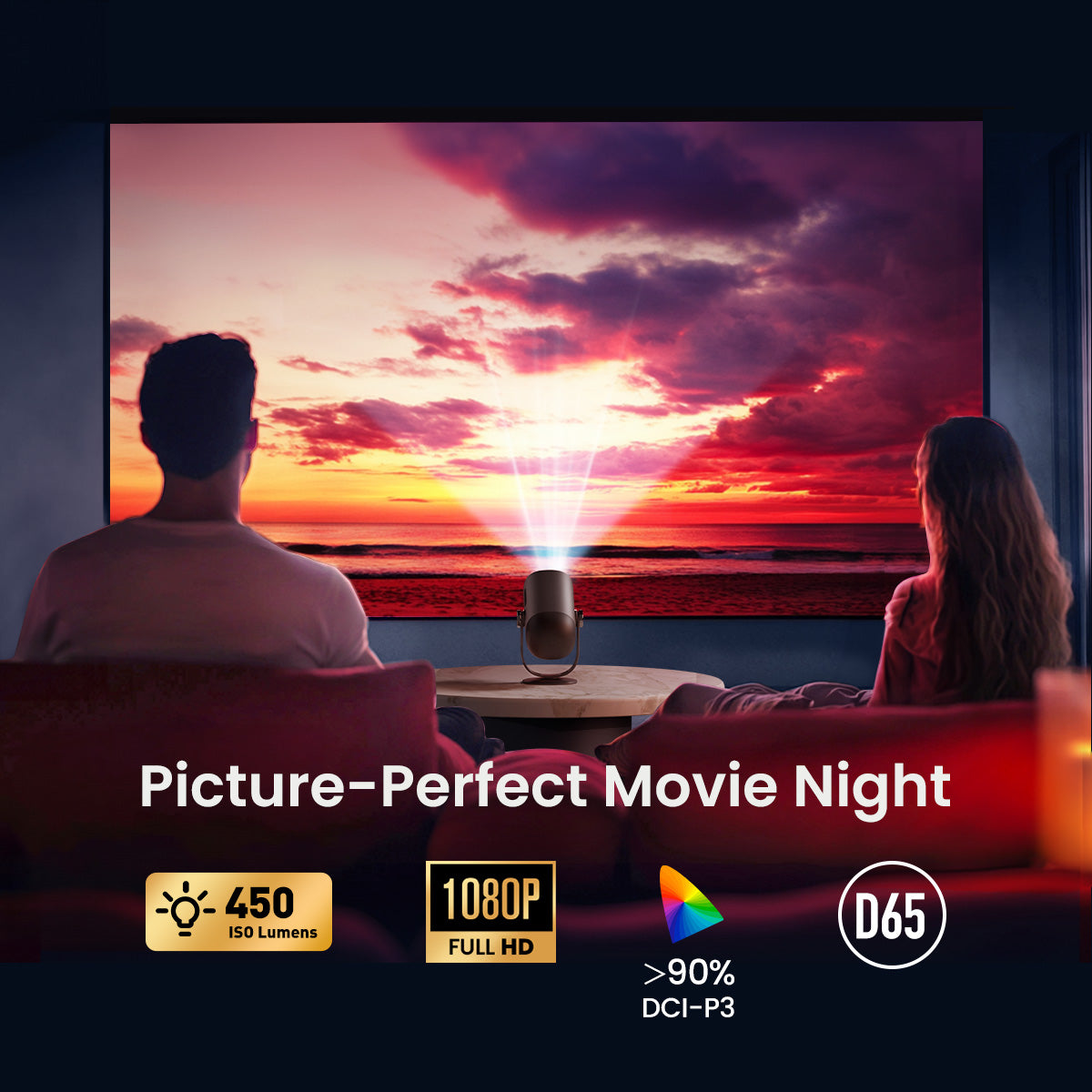 Dangbei Freedo Portable Projector for Outdoor Movie Night | Dangbei US